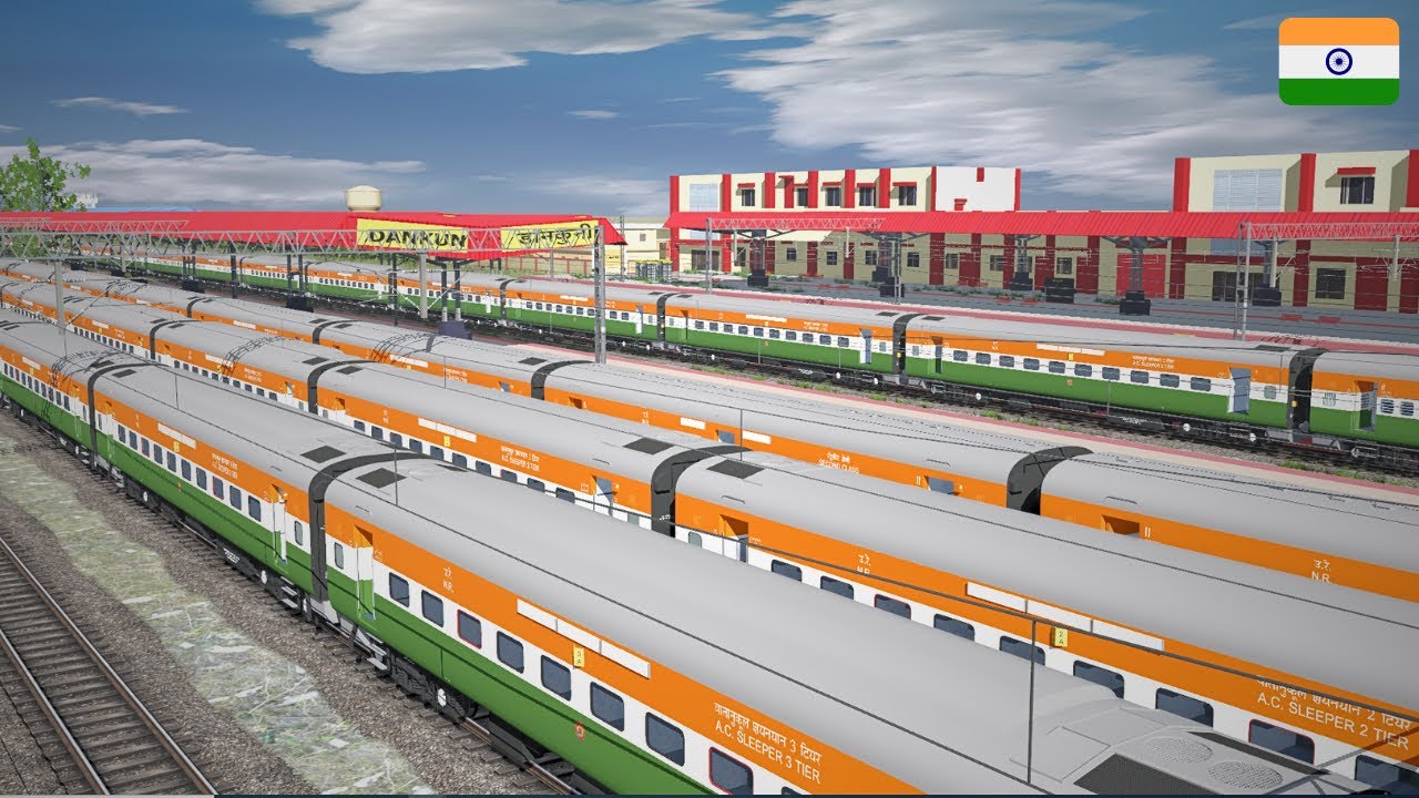 REPUBLIC DAY SPECIAL CELEBRATION IN INDIAN RAILWAYS || TRICOLOUR TRAINS ...