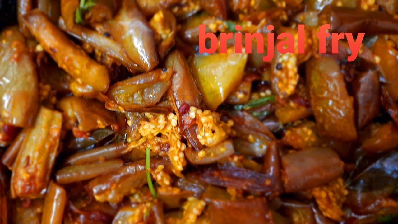 Brinjal fry!!!easy!quick recipe! - YouTube
