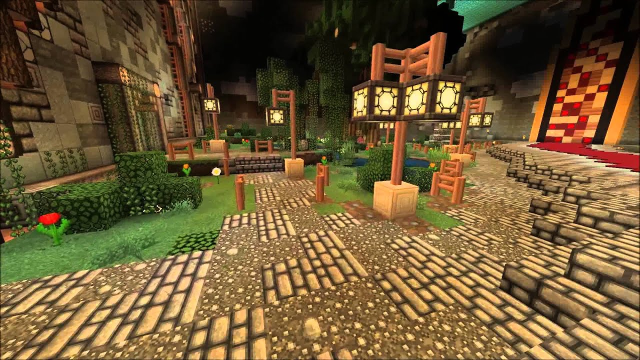 [ MINECRAFT ] [ Base Spotlight! ] Crazy epic castle build - YouTube