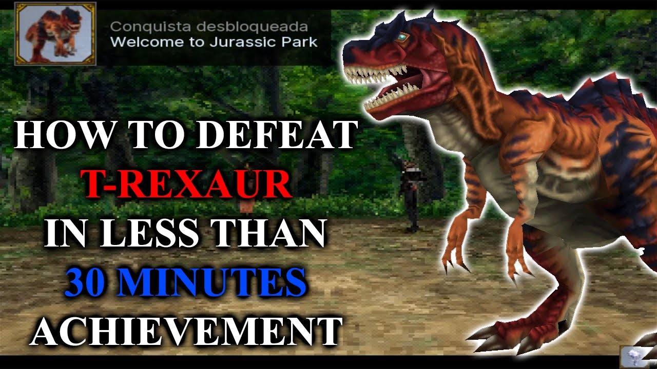 FINAL FANTASY 8 (VIII) with ACHIEVEMENTS | How to defeat T-Rexaur in ...