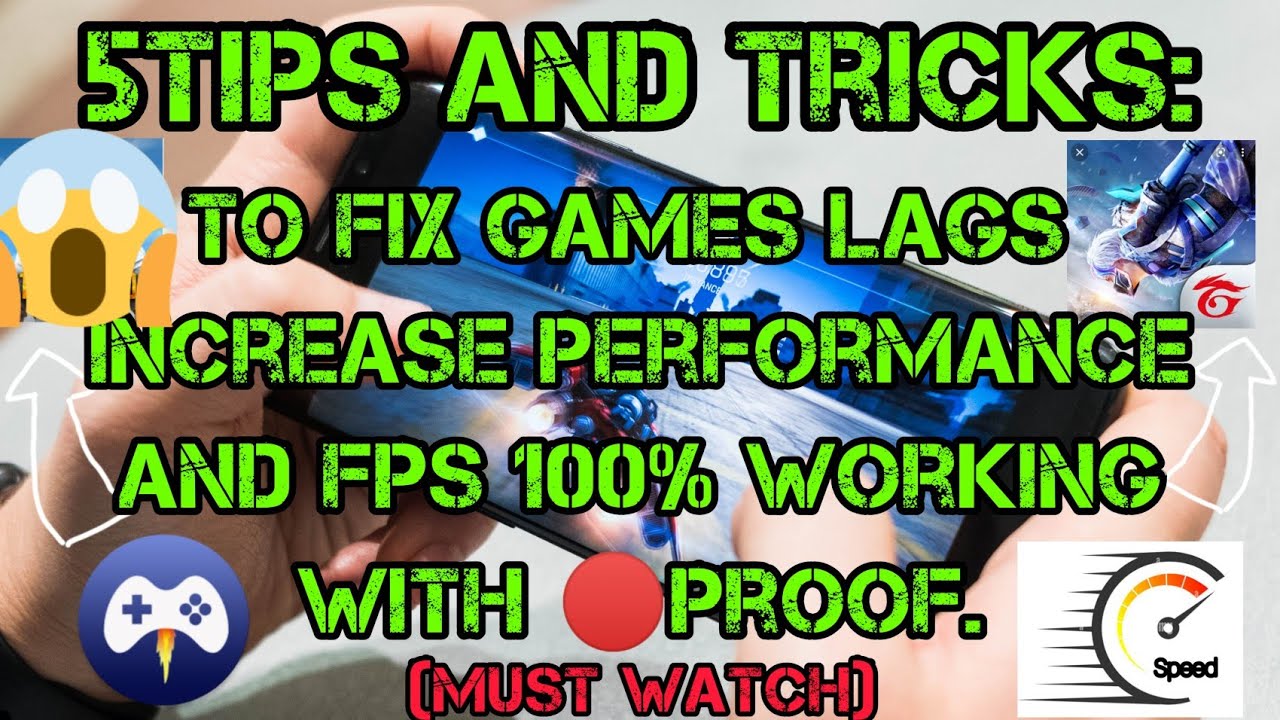 5 Tips And Tricks To Fix Lags In Games | Increase Performance And Fps ...
