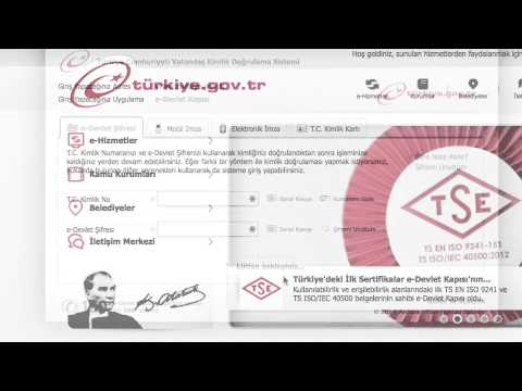 e-devlet kapısı - www.turkiye.gov.tr | \