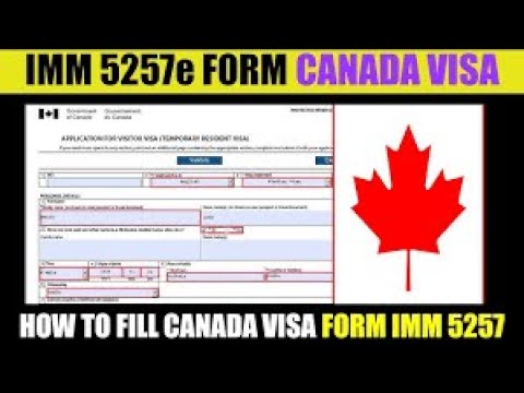How to fill Out a Canada Visa Online Application Form PART 3 - YouTube