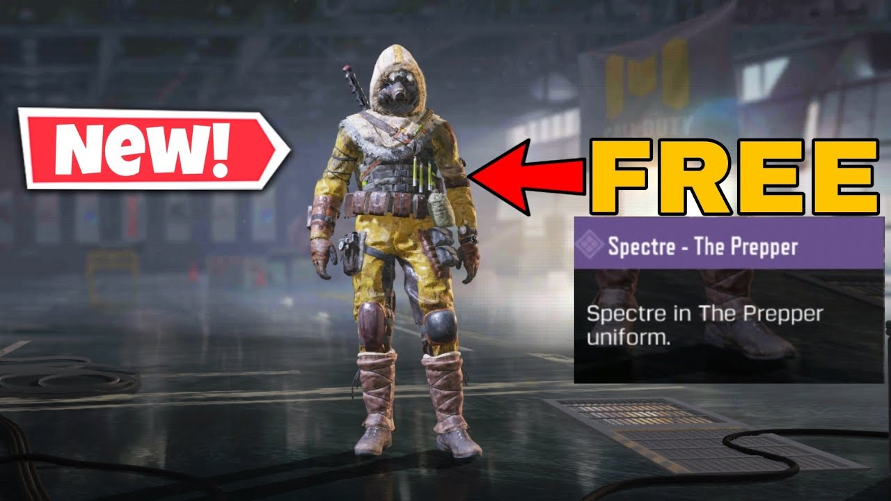 How to Get FREE Spectre - The Prepper Character in COD Mobile - YouTube