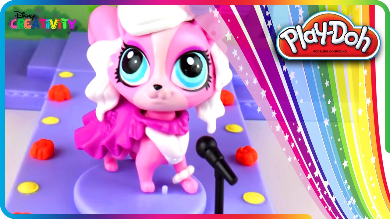 ♥ Littlest Pet Shop Let's Start The Show Style Playset LPS Toys Play ...