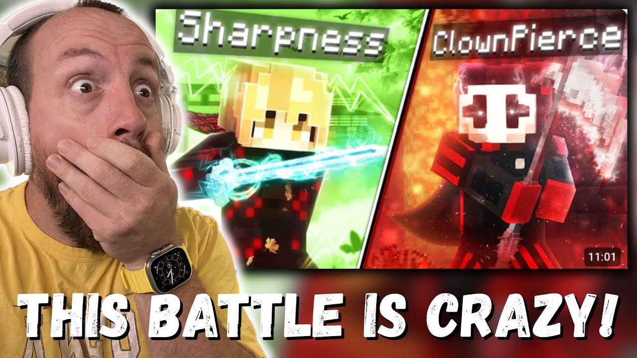 THIS BATTLE IS CRAZY!!! Sharpness vs ClownPierce (REACTION!!!) - YouTube