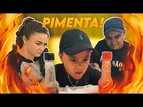 DESAFIO DA COMIDA COM MINHA IRMÃ E MEU PAI