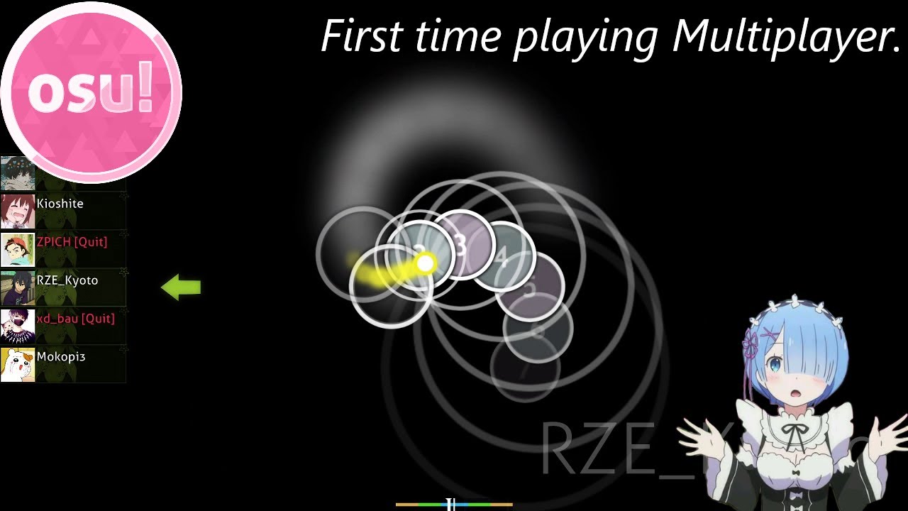 I played osu! multiplayer for the first time... - YouTube