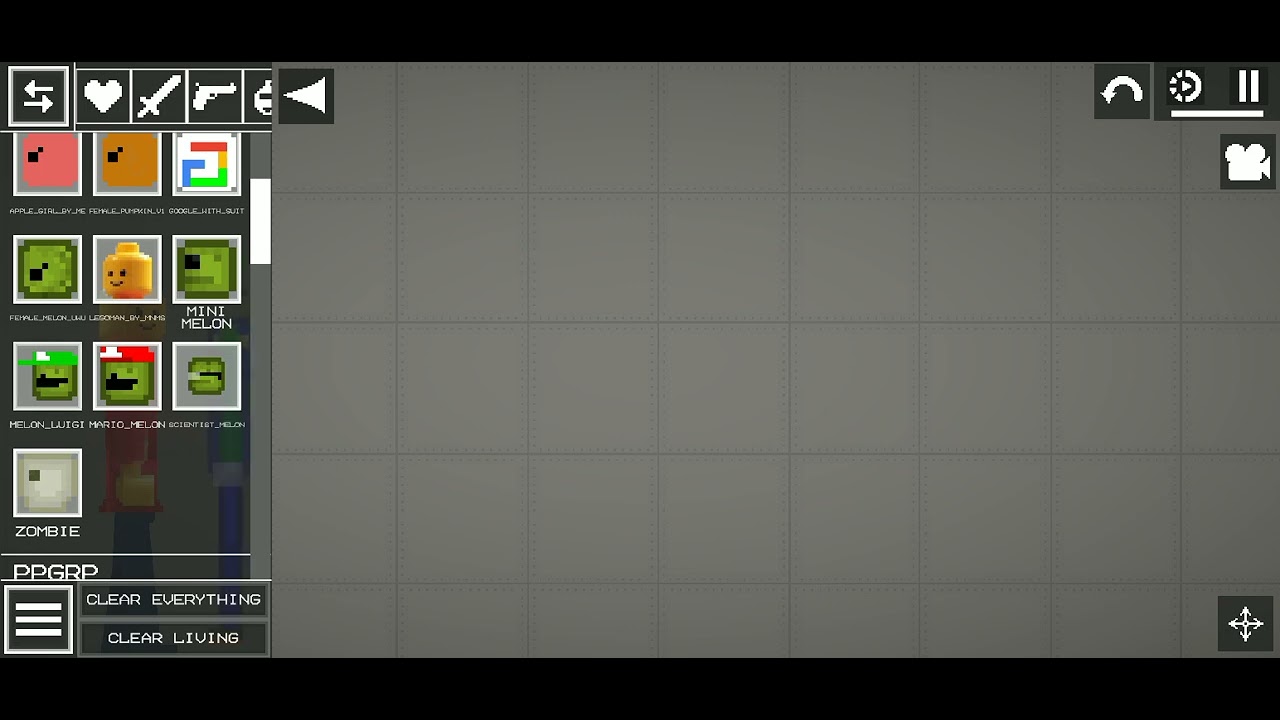 lego man and melon mario mod in melon playground - YouTube