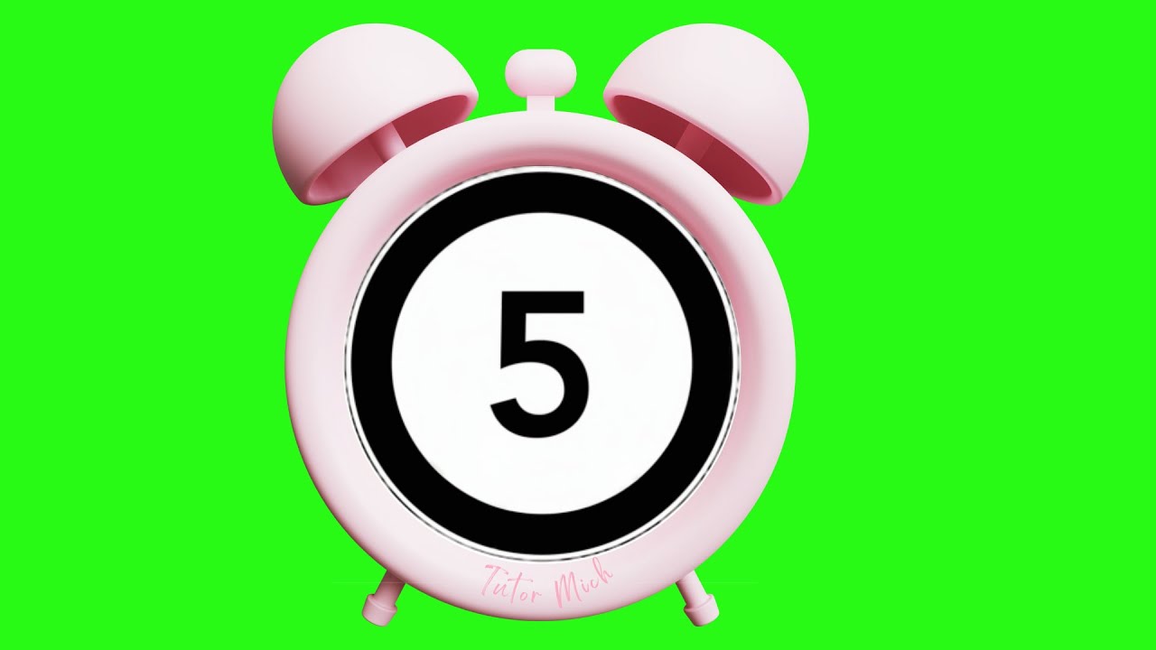 5 Seconds Timer- green screen #4 - YouTube