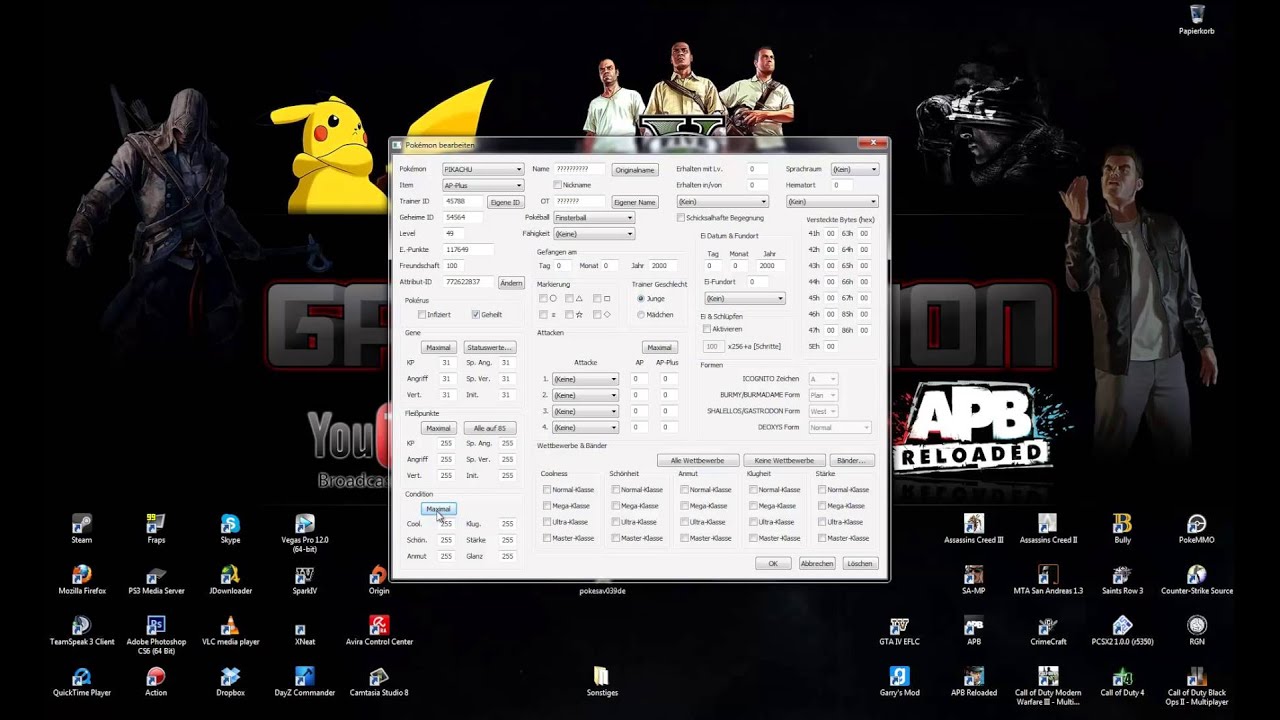 Pokemon Pokesav Editor (Tool) Anleitung (Deutsch) - YouTube
