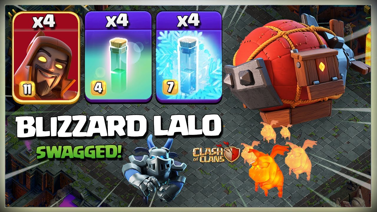 SWAGGED! TH15 Blizzard Lalo | Th15 Lava Loon Strategy | Best Th15 ...