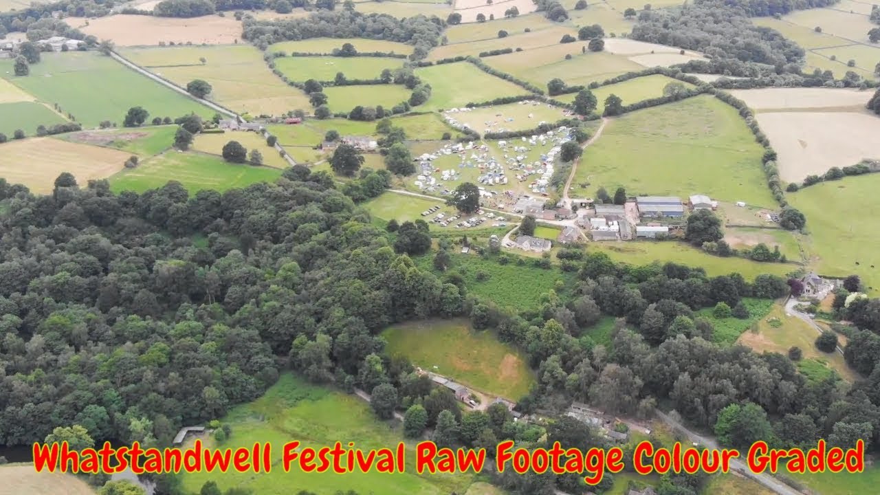Whatstandwell Festival Raw Drone Footage (Colour Graded) - YouTube