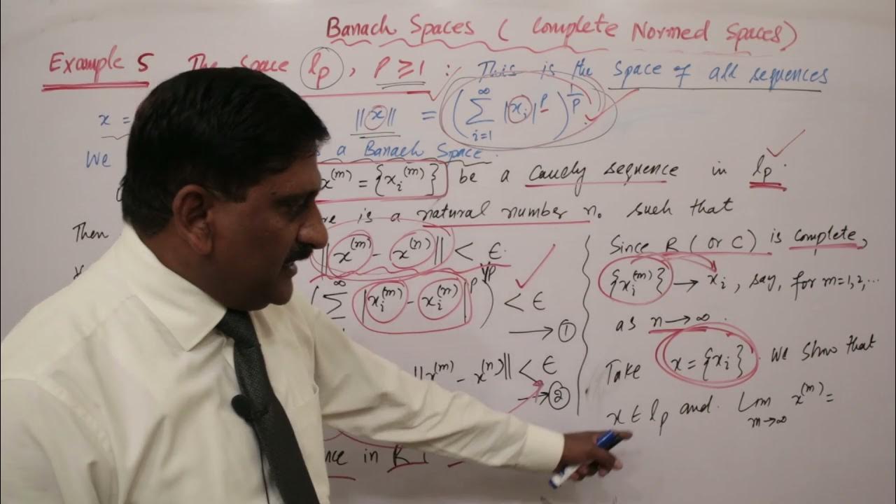 Examples | Banach Spaces | Functional Analysis | Lecture 11 - YouTube