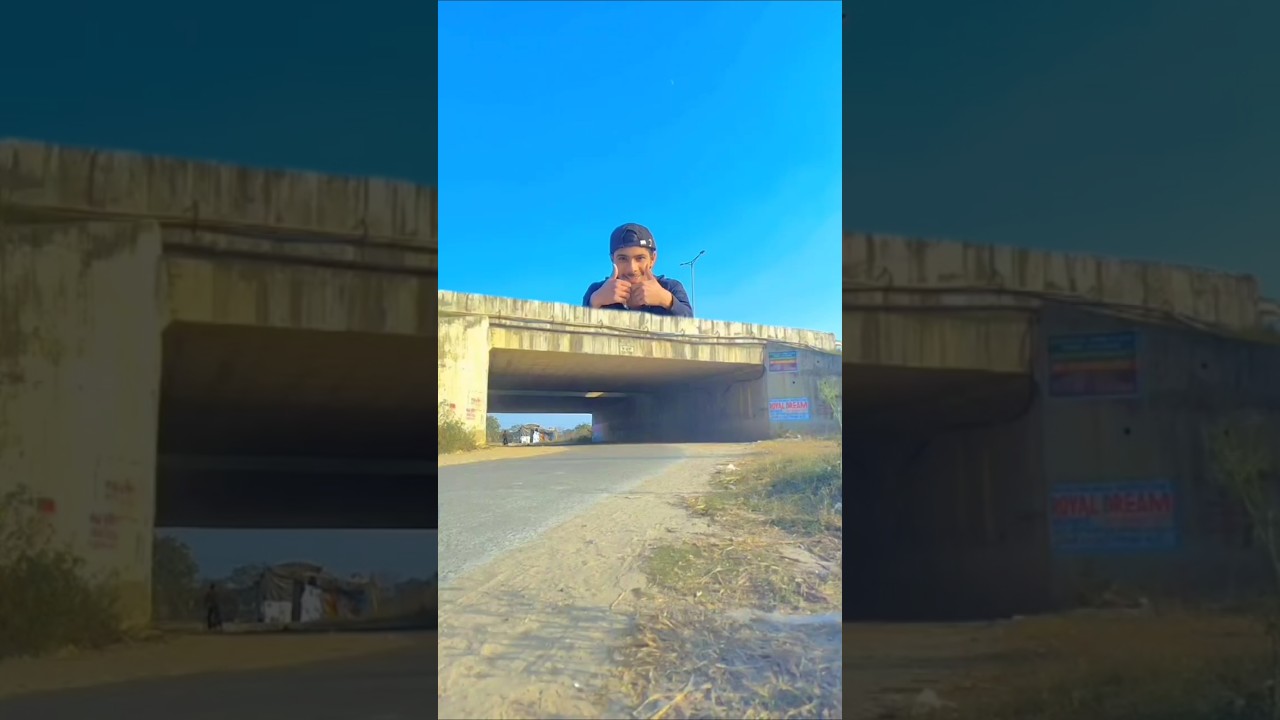 VFX bridge jumping video 🫣🤪 #shortsfeed #youtubeshorts #viralvideo ...