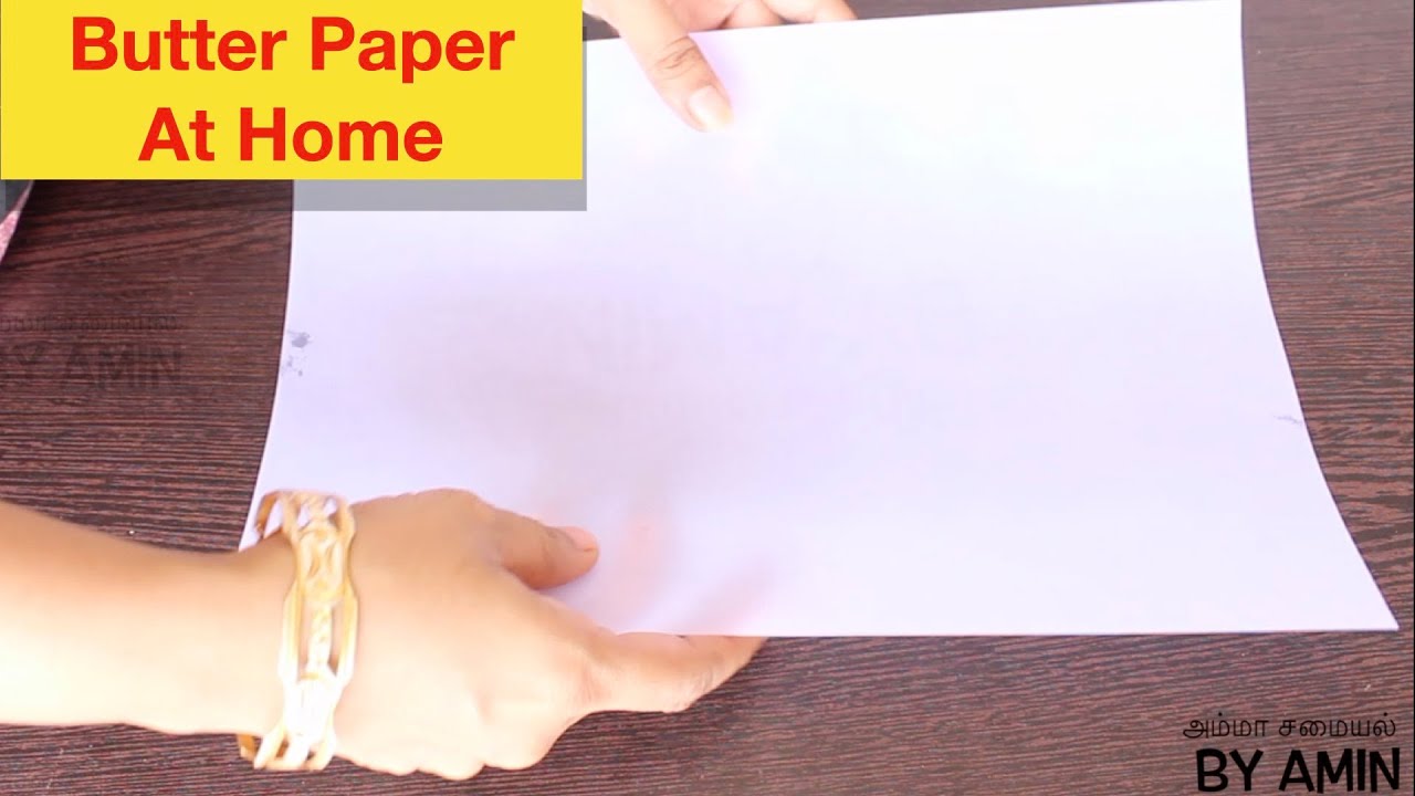How to Make BUTTER PAPER at Home in 1 minute | Butter Paper for Cake ...