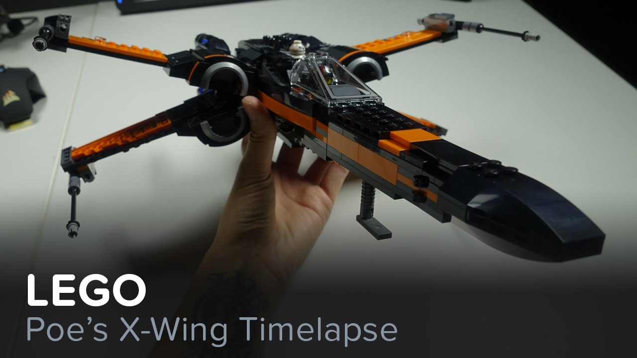 LEGO Poe's X-Wing Timelapse - YouTube