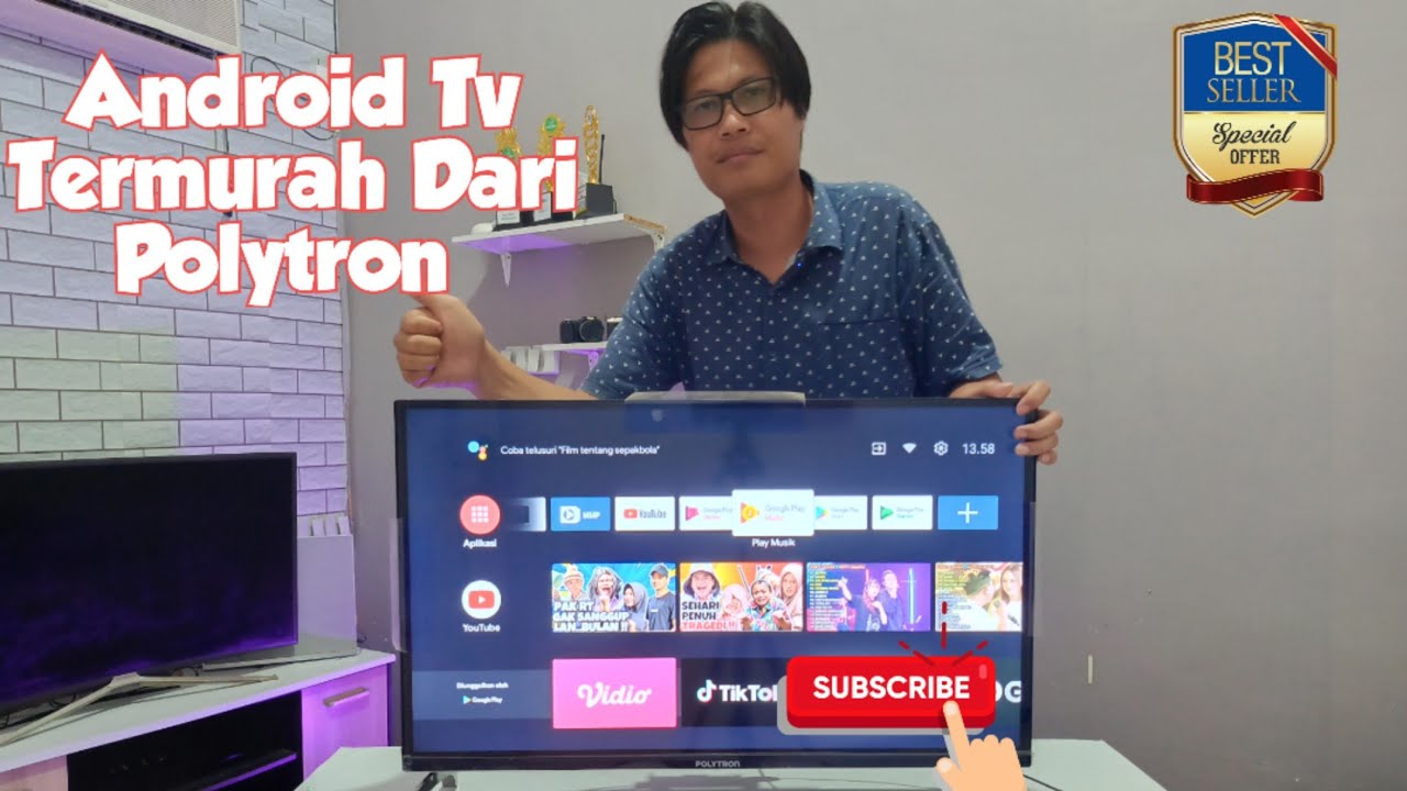 Review Tv Led Polytron PLD32AG9953 Android dan Digital Tv 32 inch ...