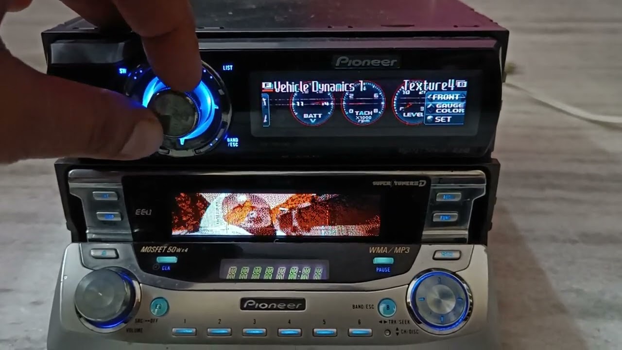 Pioneer deh-9650mp with deh-8650mp with colour screen and dolphin ...