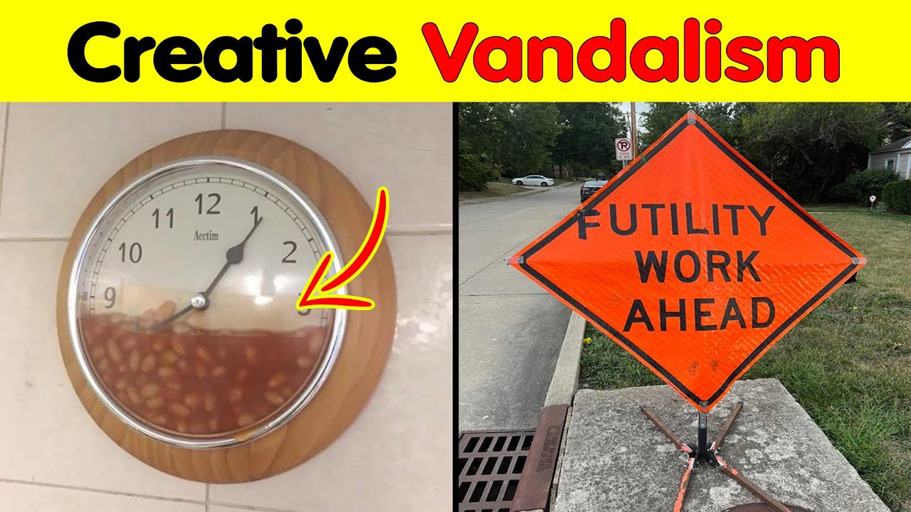 The Most Creative Examples Of Vandalism - YouTube