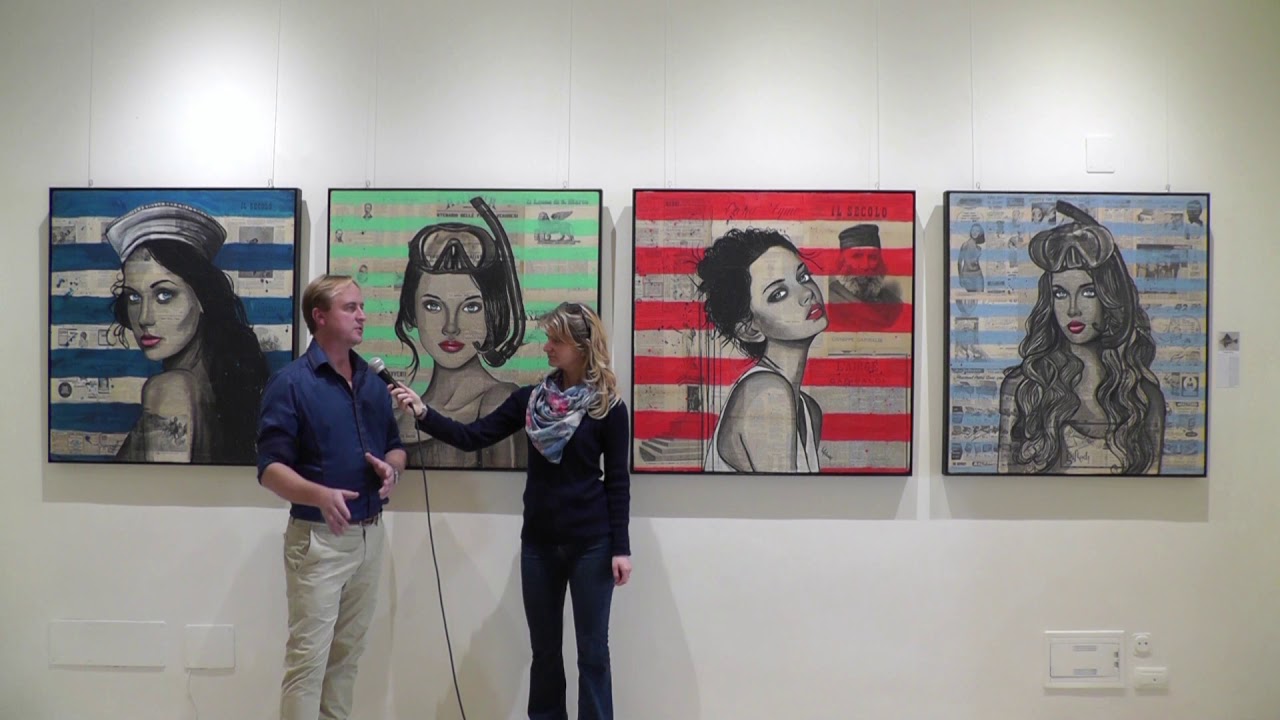 Intervista a Charles Wilcox - mostra "Art is Now" 2019 - YouTube