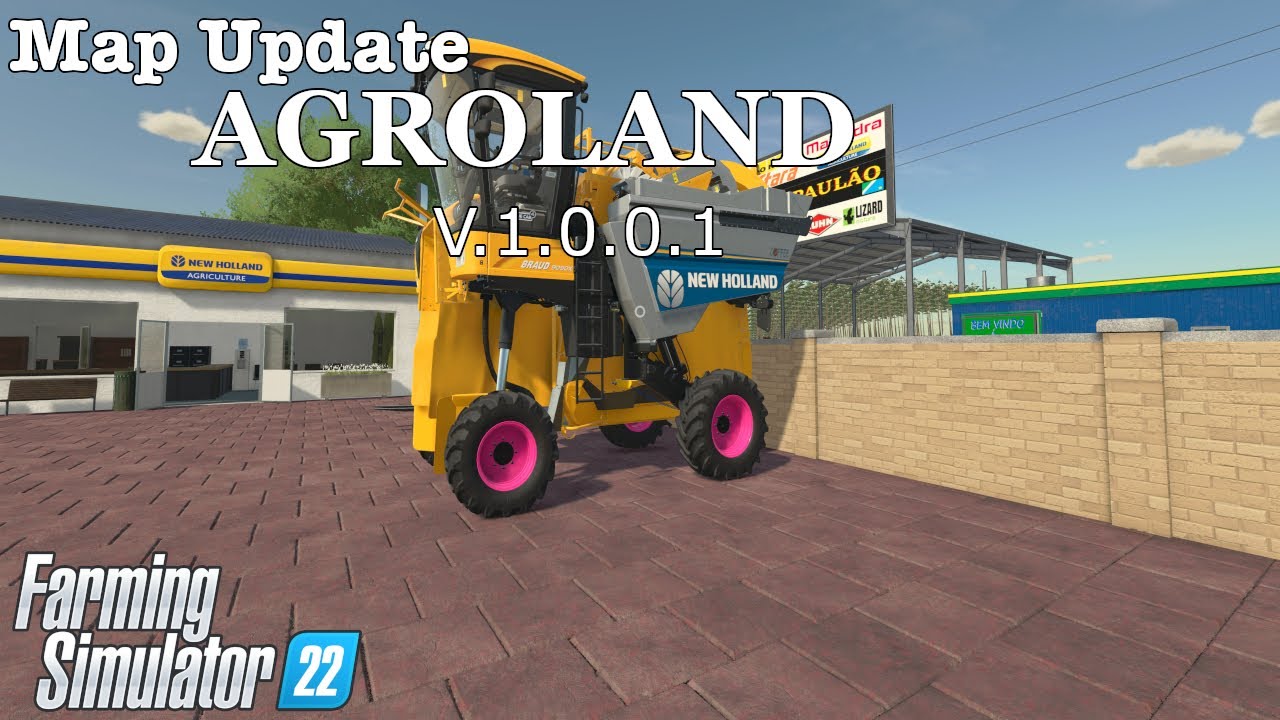 Map Update | AGROLAND | V.1.0.0.1 | Farming Simulator 22 - YouTube