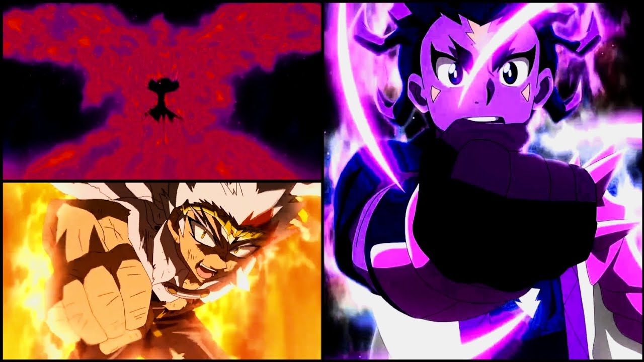 Ryuga and Payne vs Rashad/Rago (beyblade ultimateburst S3 ep 19) - YouTube