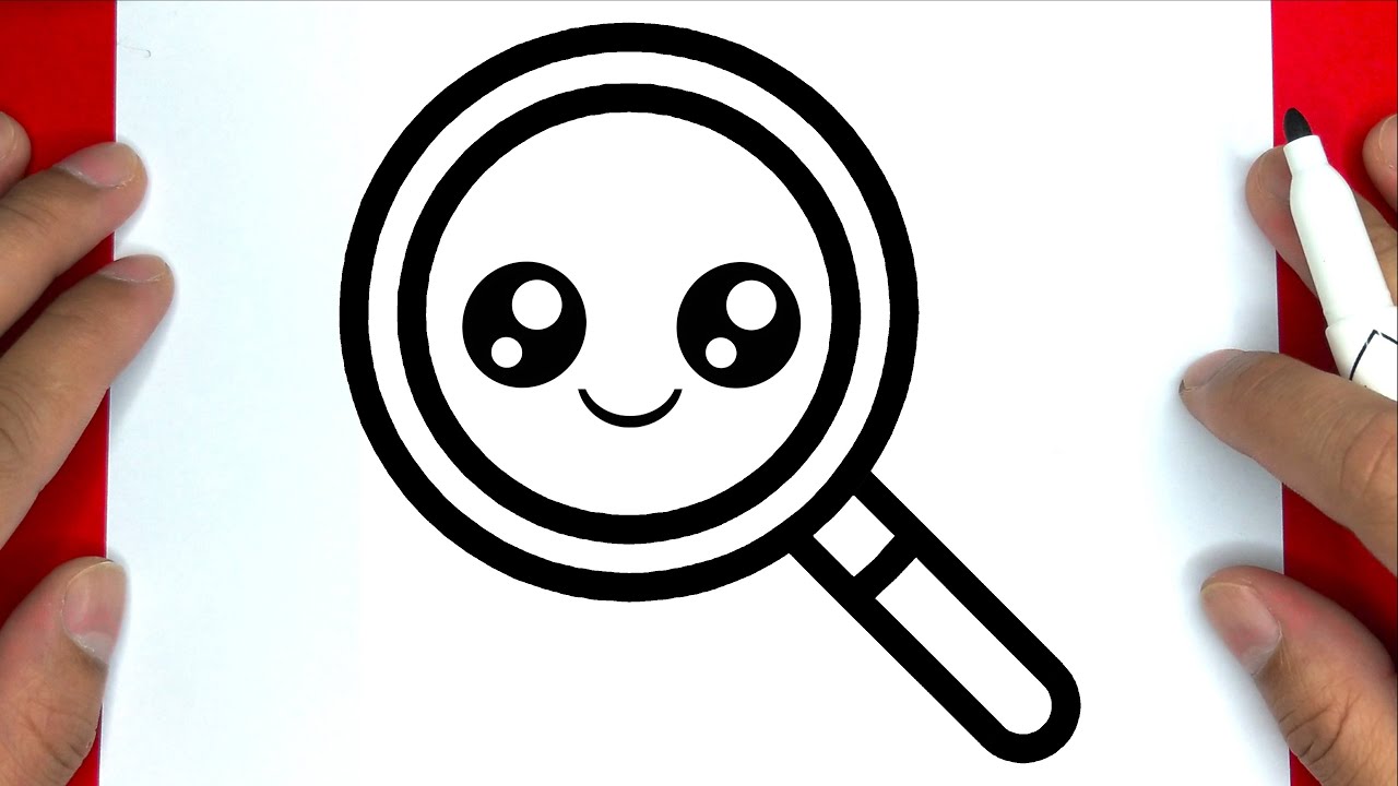 CÓMO DIBUJAR UNA BÚSQUEDA LINDA, PASO A PASO - YouTube