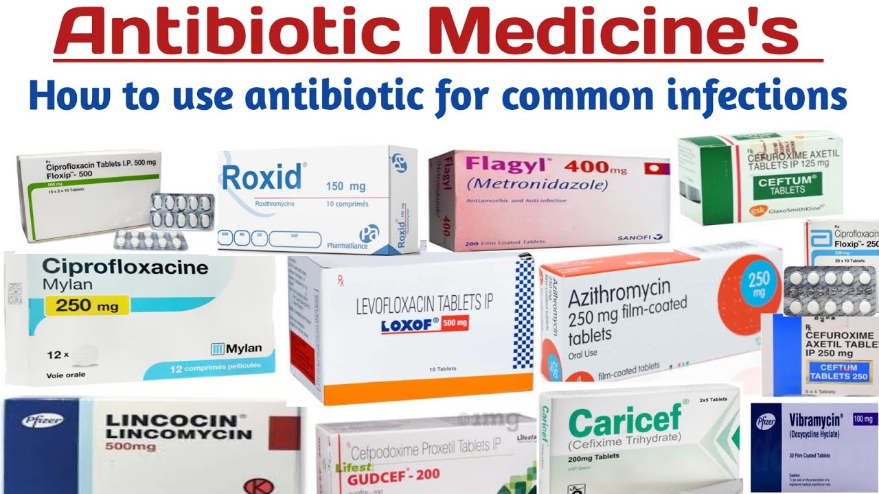 antibiotic medicine || How to use antibiotic tablet for common ...
