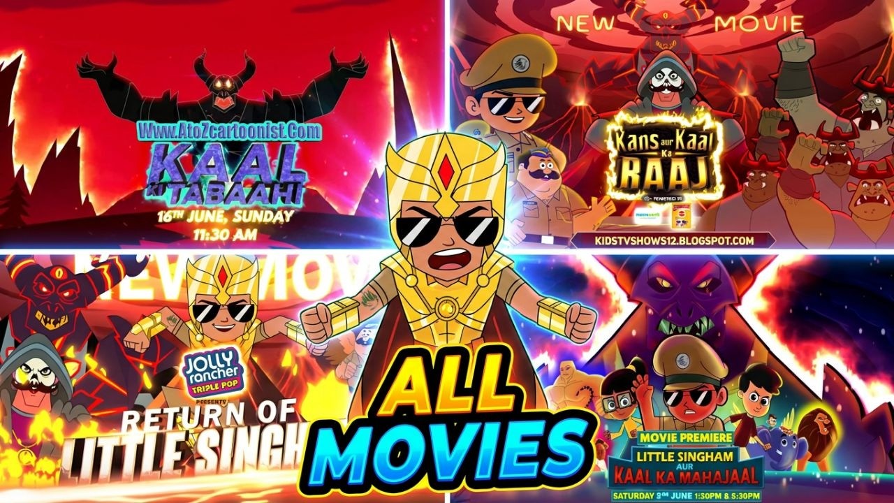 All Movies of Kaal | Little Singham Kaal All Movie List | Little ...