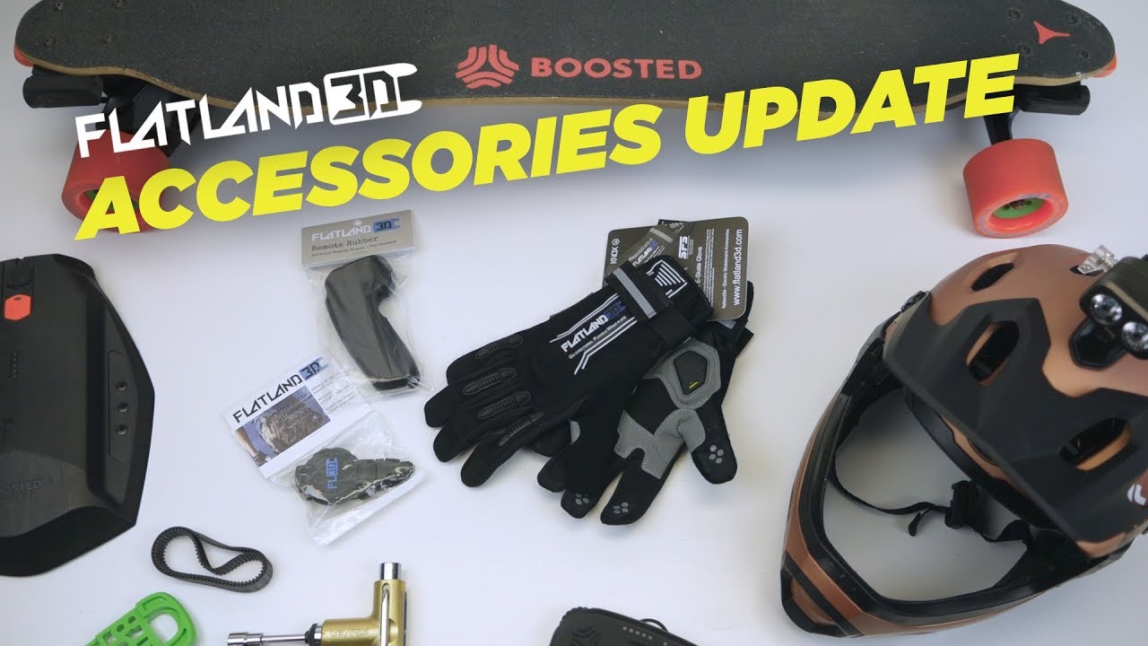 FL3D Pro eSkate Gloves, Boosted Remote Rubber & Retractable Lanyard ...