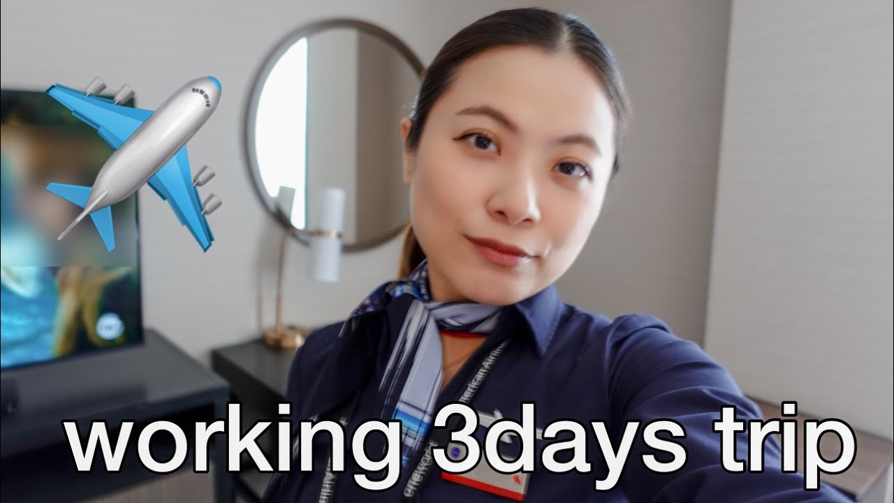 Flight attendant Vlog working 3days trip layover in Houston - YouTube