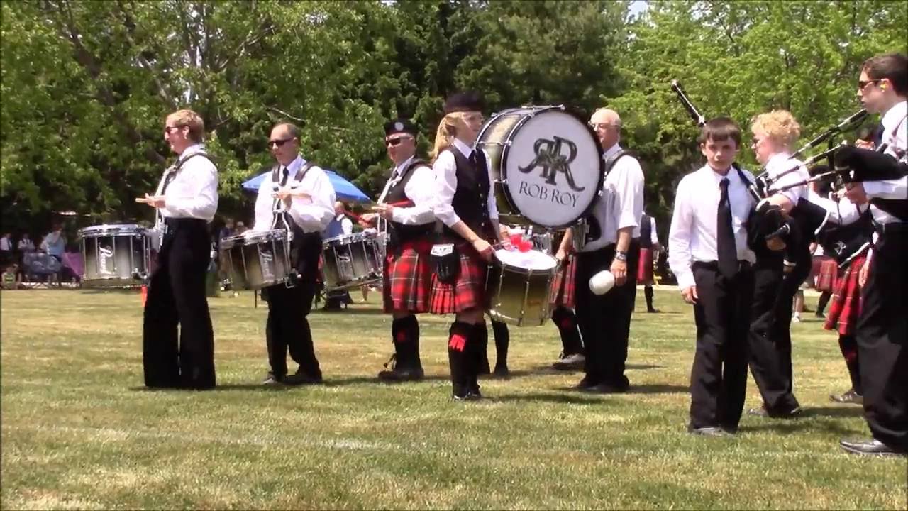 Rob Roy Pipe Band Grade 5 Kingston 2016 - YouTube