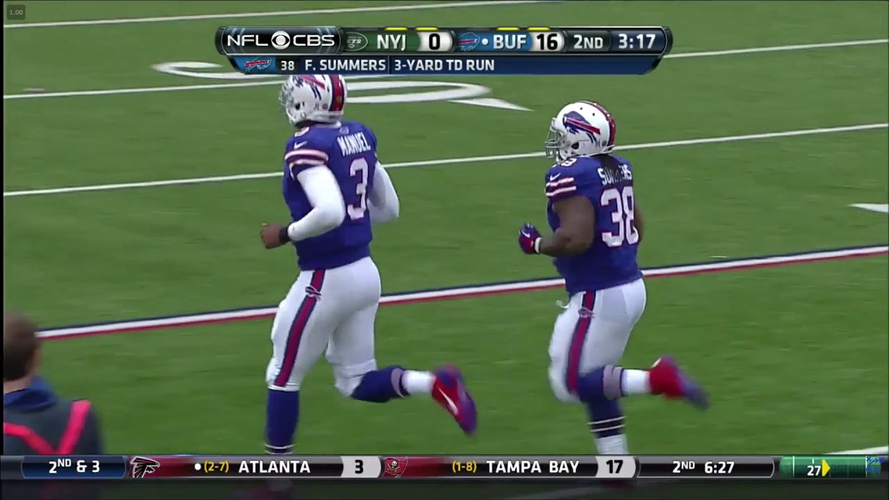 Frank Summers 1st NFL TD - Bills vs. Jets 11/17/13 - YouTube