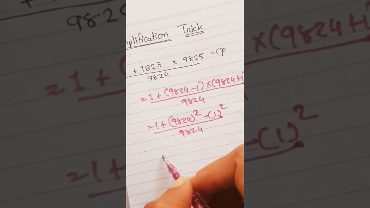 Simplification Trick Math Smart Tips Easy Math Math Tips And Tricks 1586