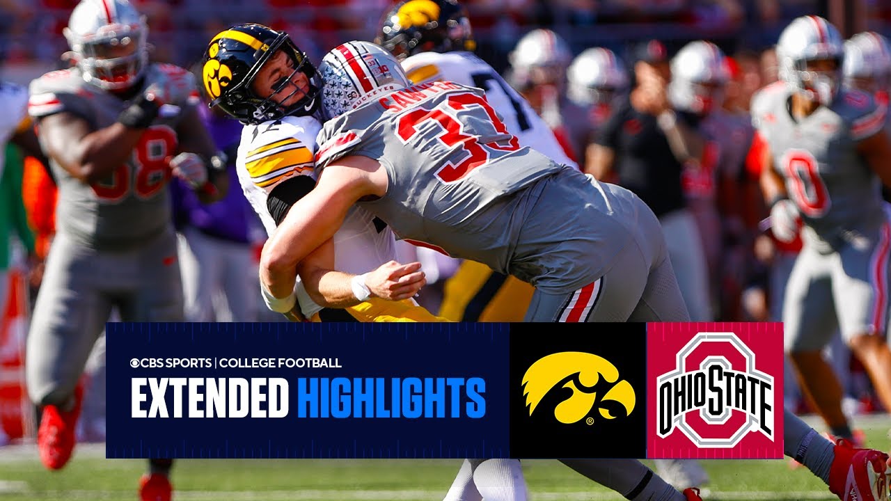 Iowa Hawkeyes vs. No. 3 Ohio State Buckeyes - Extended Highlights | Big ...