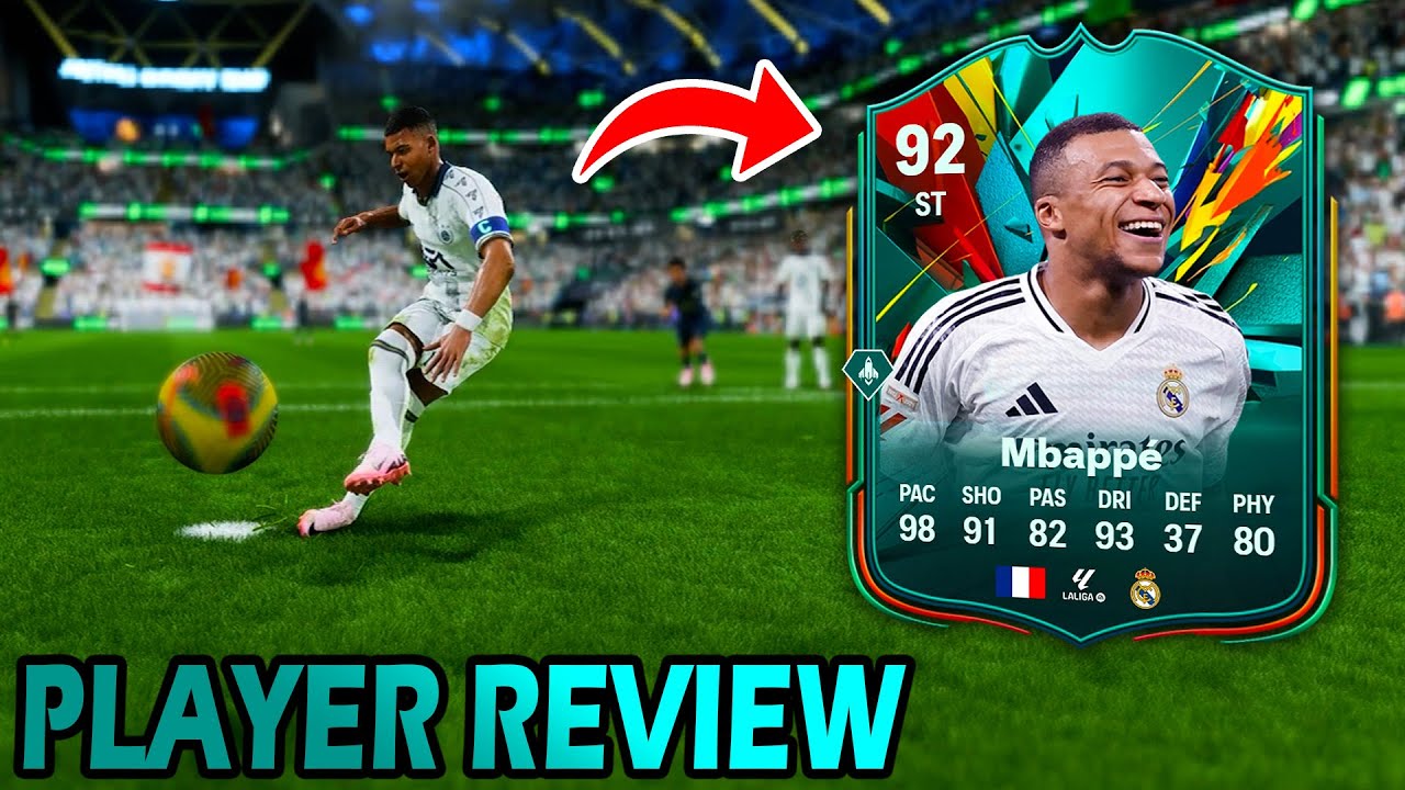 92 Total Rush Mbappe Player Review - EA FC 25 Ultimate Team - YouTube