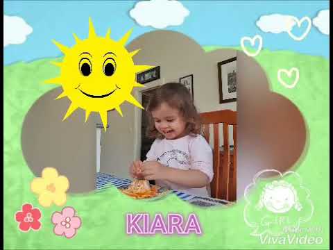 KIARA EATING MANDARIN FRUIT | Kiara's beautiful World - YouTube