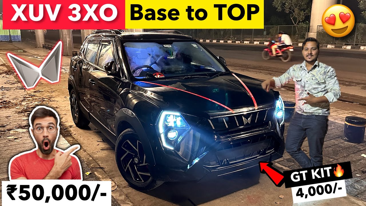 XUV 3XO 2024 MODIFIED Base Model to Top इस Rate में😳Mahindra Xuv 3xo ...