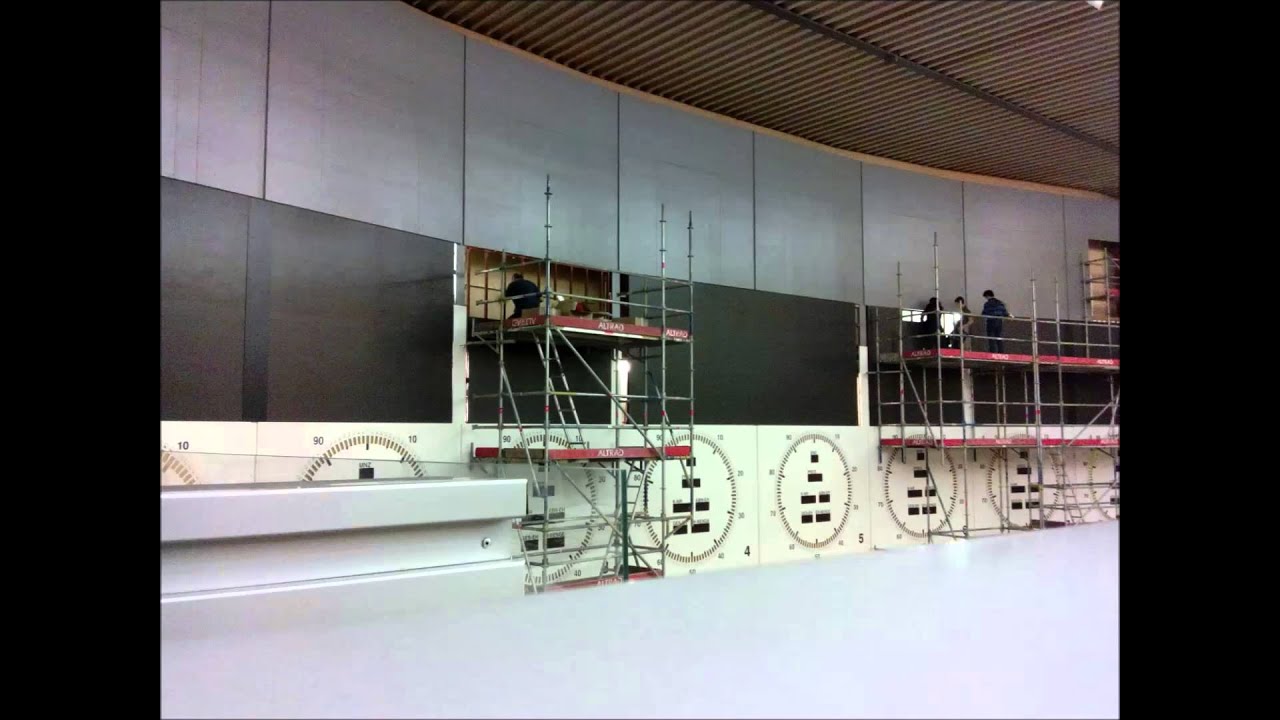 LED display wall Veiling Rhein Maas, Herongen, Germany: construction ...