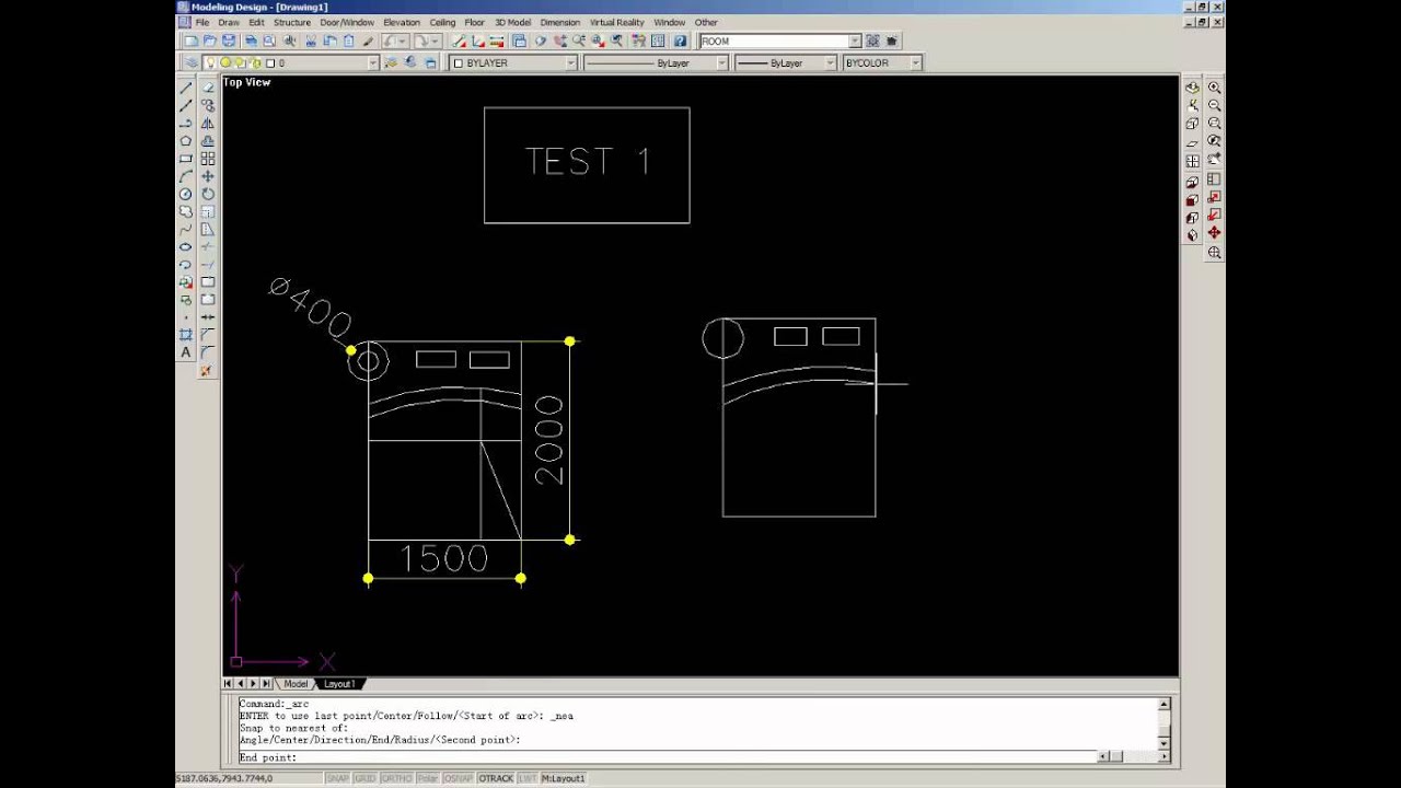 InteriCAD T5 - A practical Drawing Example - YouTube