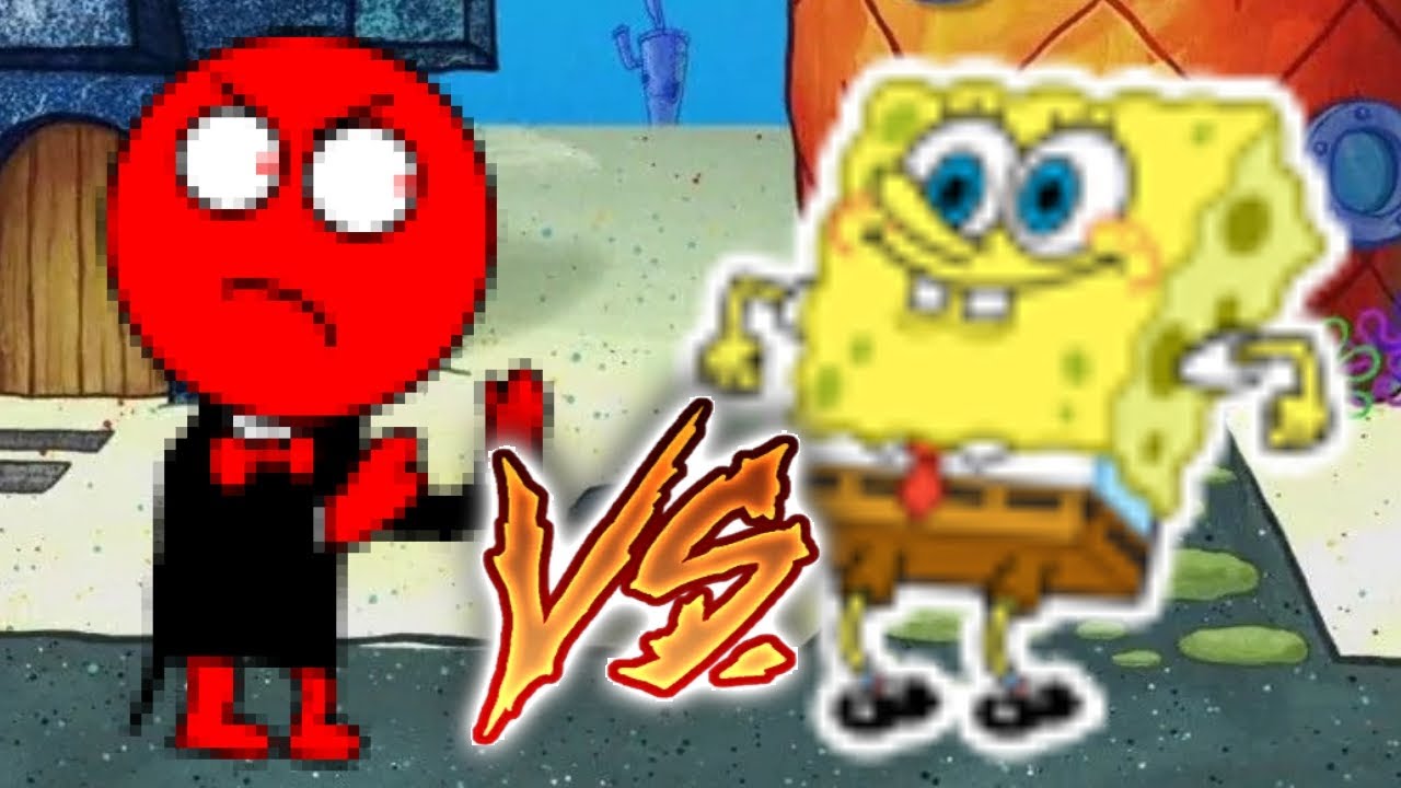 Ly3ic The Sackboy VS SpongeBob SquarePants! (WARNING: Badly Animated ...