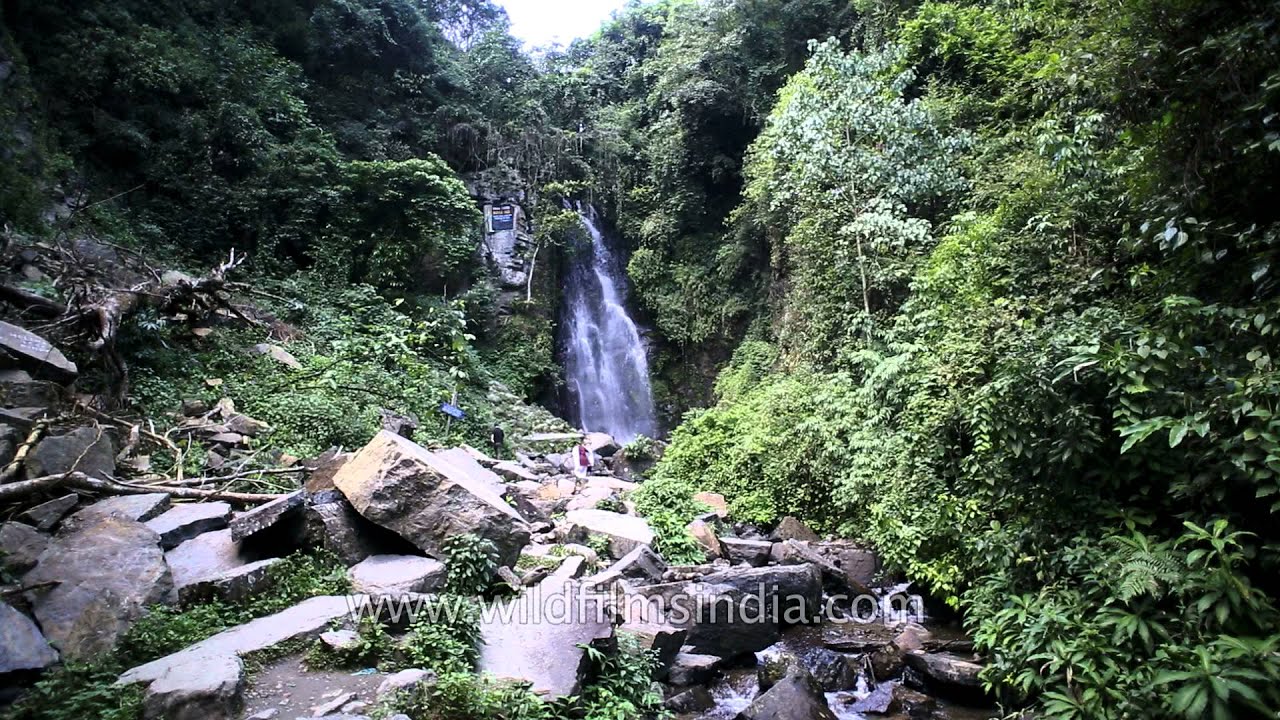 Sadu Chiru waterfall, Manipur - YouTube