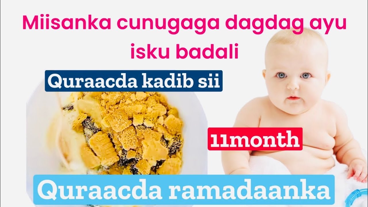 CUNUGAAGA INTAAN KALIYA QURAAC UGA DHIG RAMADAANKA 1WEEK GUDIHIIS AYUU ...