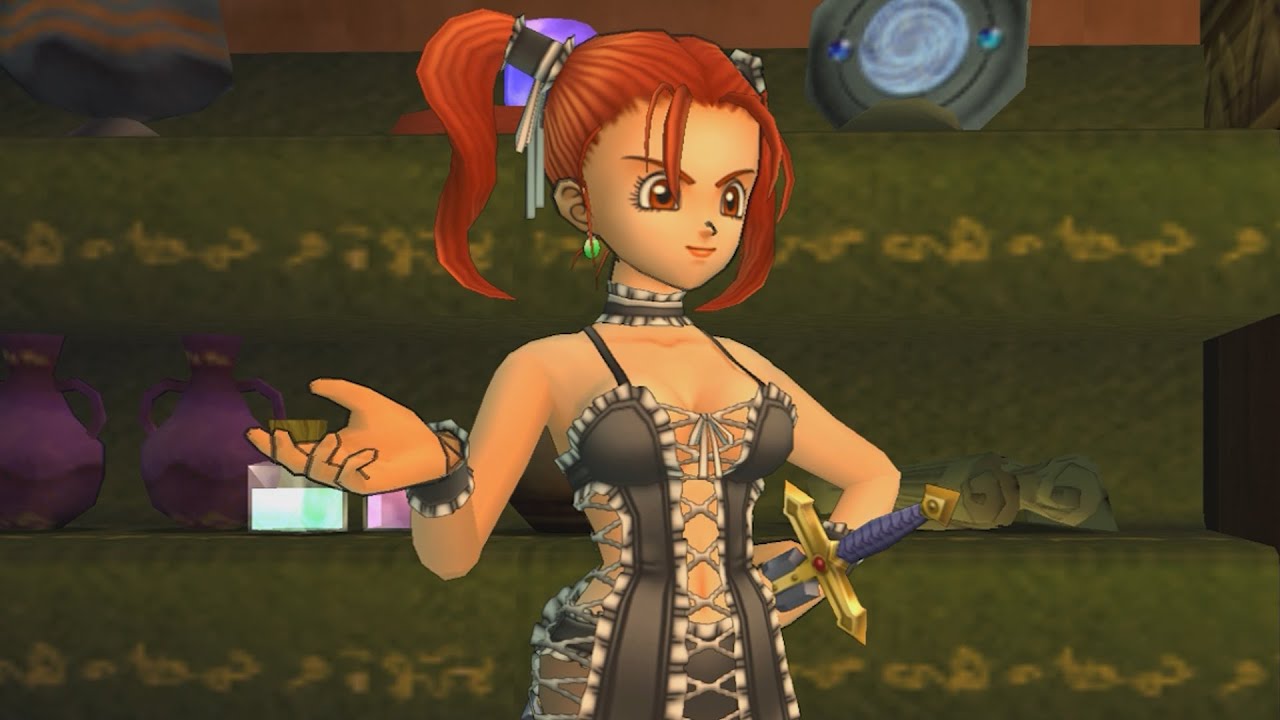 Dragon Quest 8: Jessica Magic Mirror - Unique Scene - YouTube