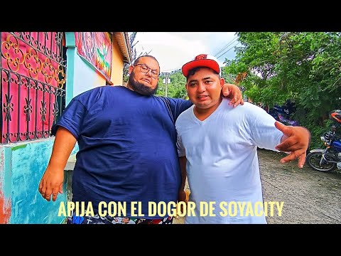 el gordo de Soyacity en guarjila chalatenango visitando el restaurante ...