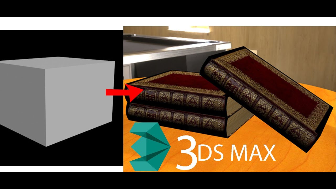 book modeling and texturing in 3ds max - YouTube