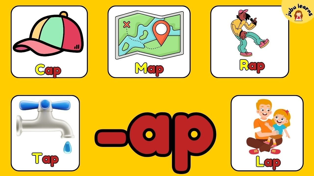 Ap Words for Kids | Read -Ap Words for Children, Phonics WVC for ...