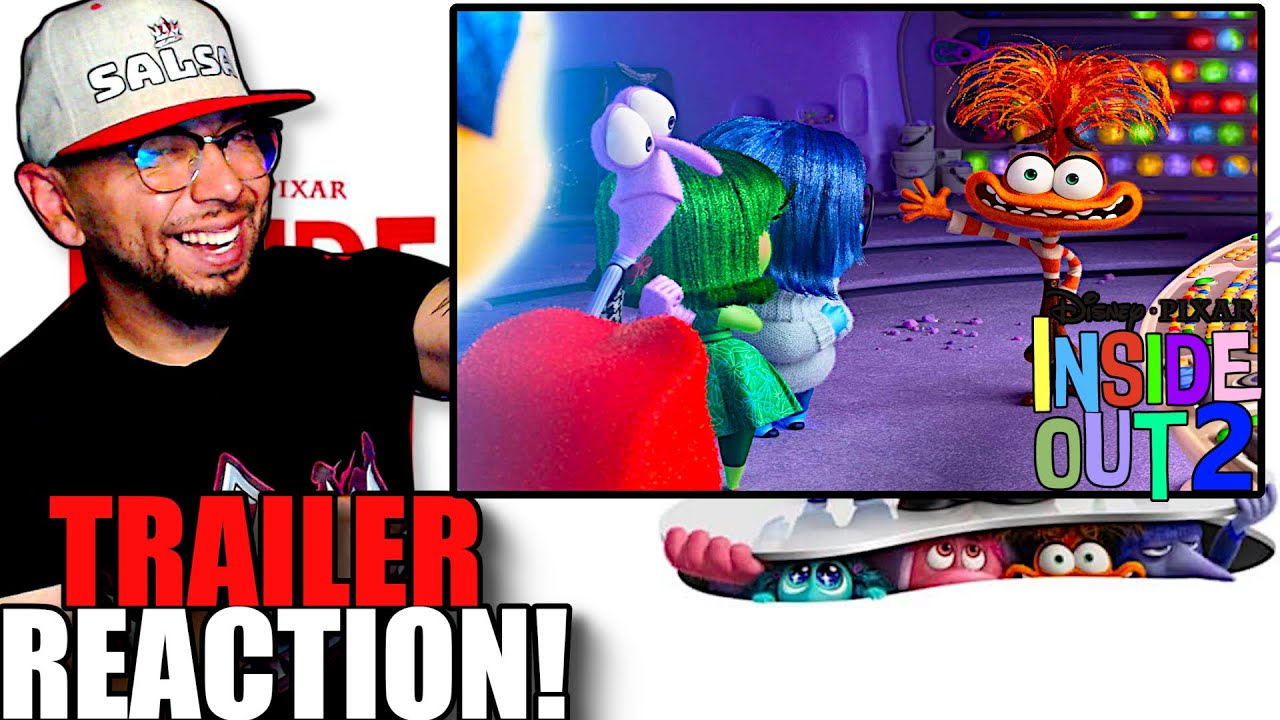 INSIDE OUT 2 | TEASER TRAILER REACTION! - YouTube