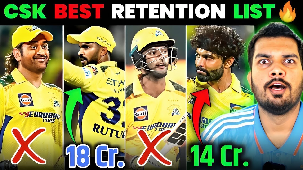 4 BIG CSK PLAYERS TO RELEASE😎 | CSK BEST RETENTION LIST FOR IPL 2025. # ...